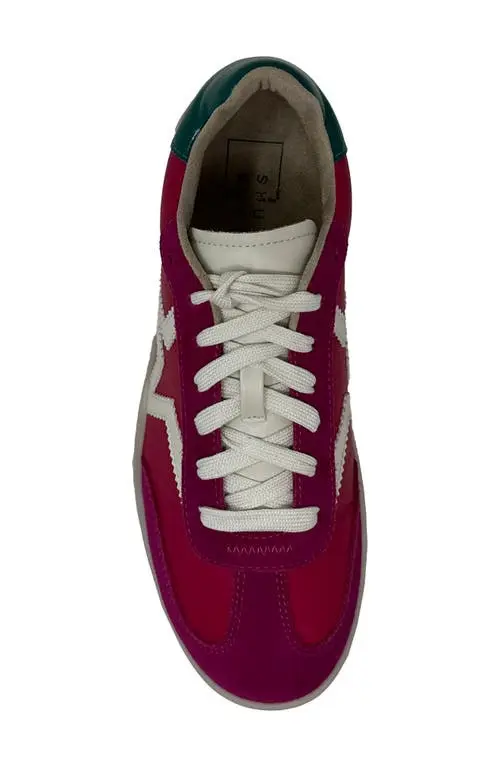 SHU SHOP Peaches Lace Up Sneakers - Fuchsia