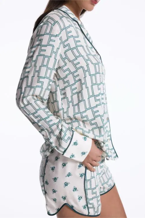 HOUSE OF SILK Honey Bee Pyjama Set