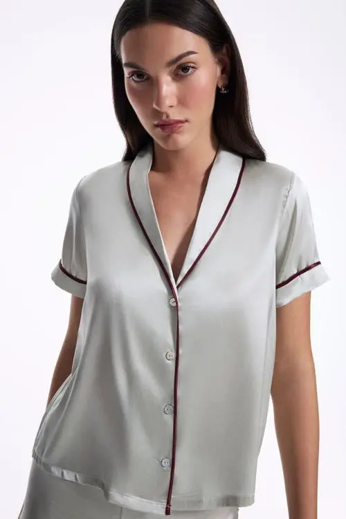 HOUSE OF SILK Silk Short Pyjama Suit