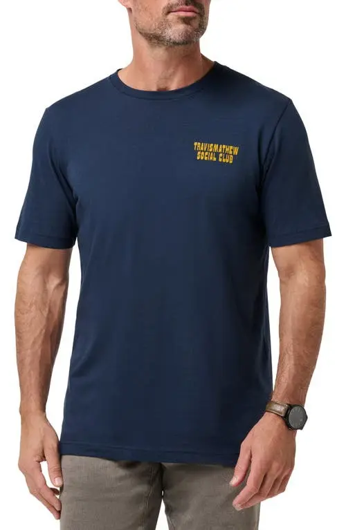Travis Mathew Club Dues Cotton Graphic T-shirt