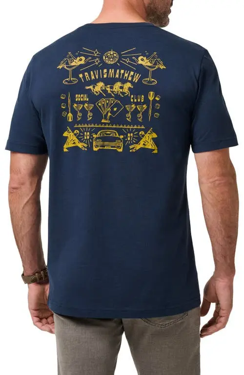 Travis Mathew Club Dues Cotton Graphic T-shirt