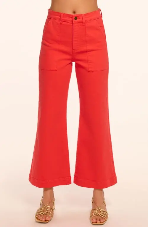 Ramy Brook Clifford Cropped Flare Leg Pants