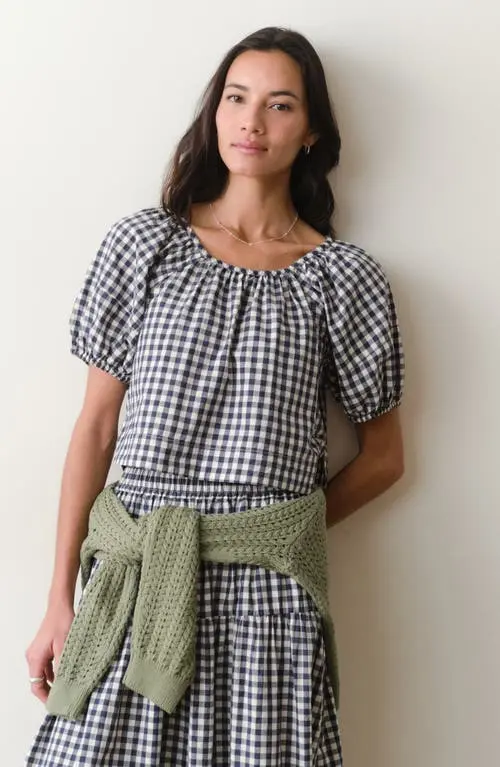 Marine Layer Gia Poplin Top