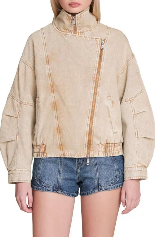 Avec Les Filles Denim Bomber Jacket
