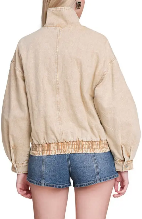Avec Les Filles Denim Bomber Jacket