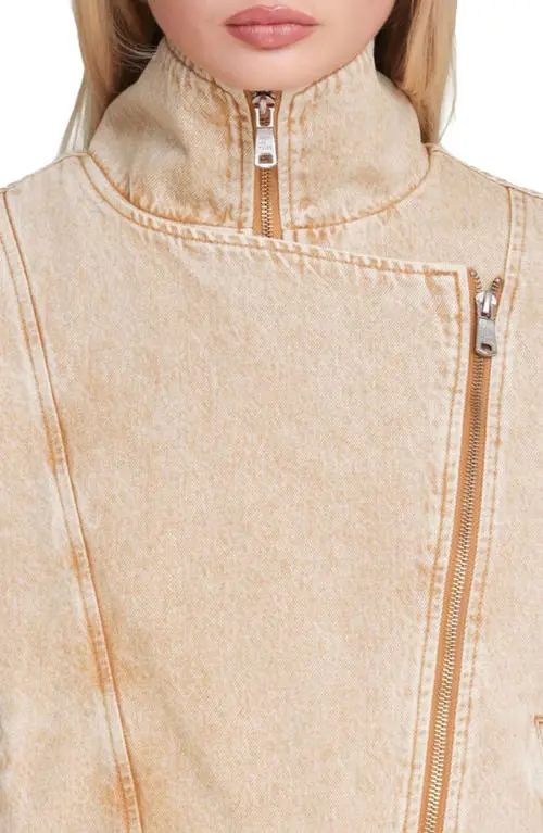 Avec Les Filles Denim Bomber Jacket