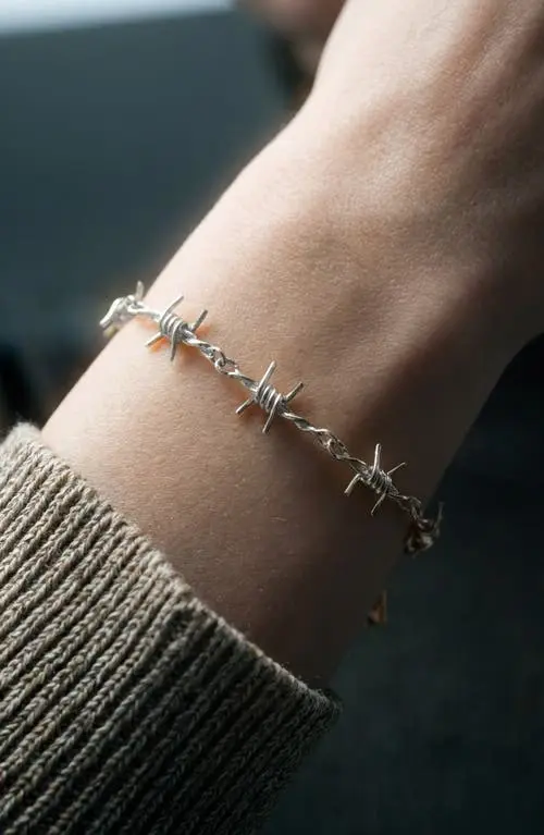 THE M JEWELERS The Barbwire Bracelet - Silver