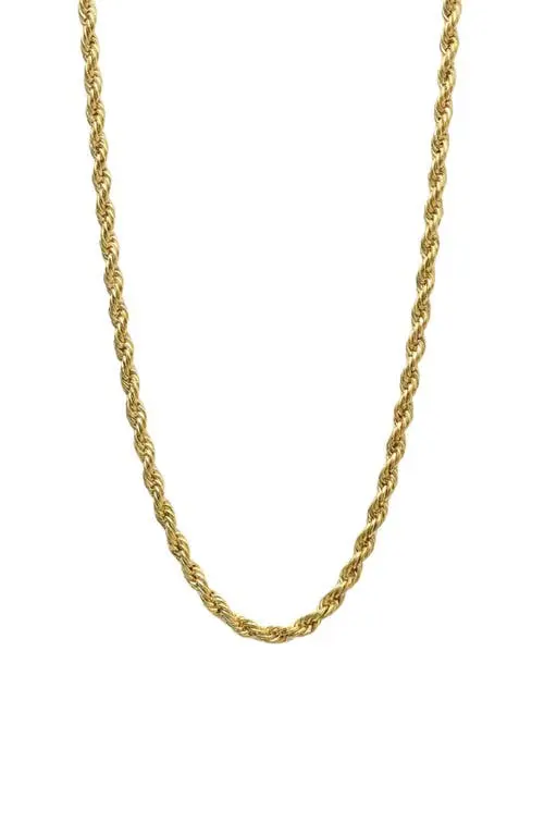 THE M JEWELERS Rope Chain Necklace - Gold