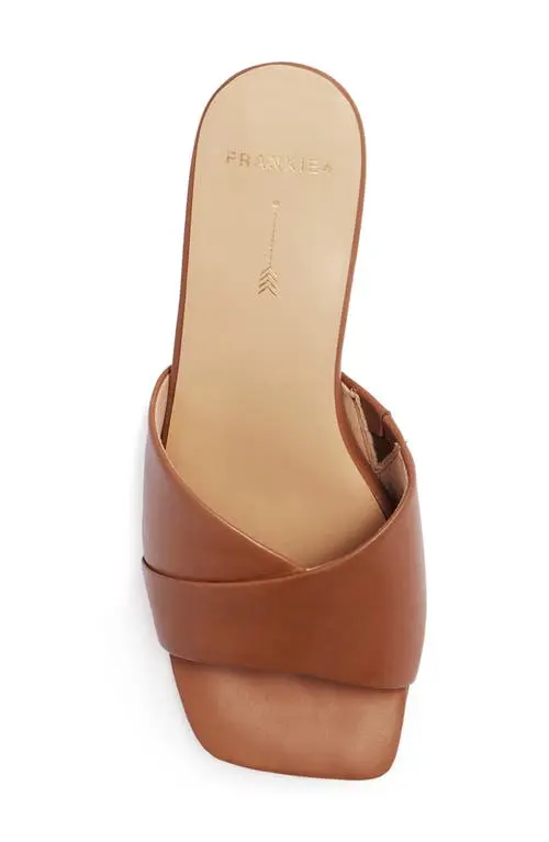 FRANKIE4 Carmen Wedge Slide Sandal - Tan