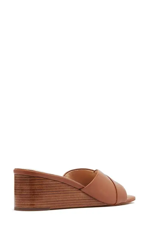 FRANKIE4 Carmen Wedge Slide Sandal - Tan
