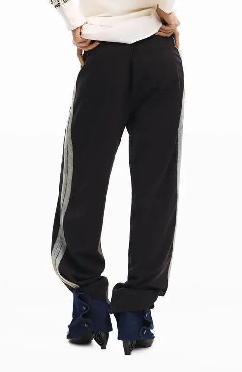 Desigual Wide-leg Pants - Black