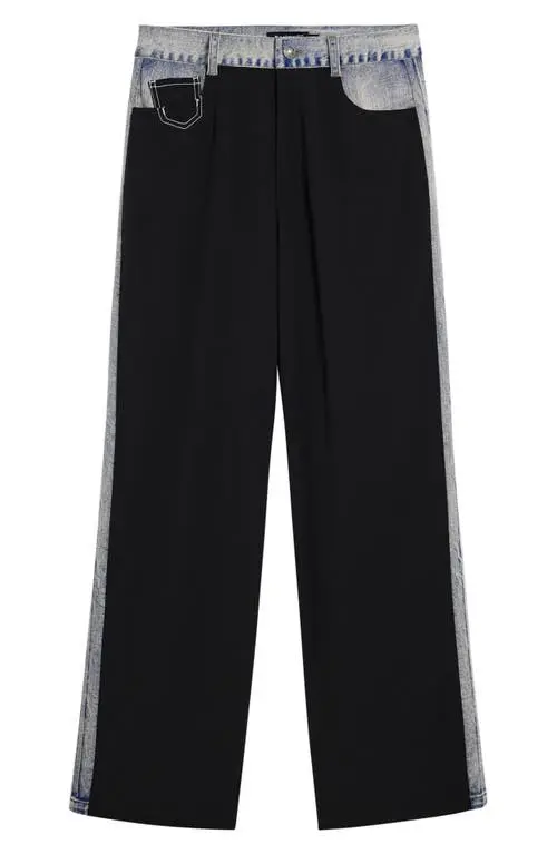 Desigual Wide-leg Pants - Black