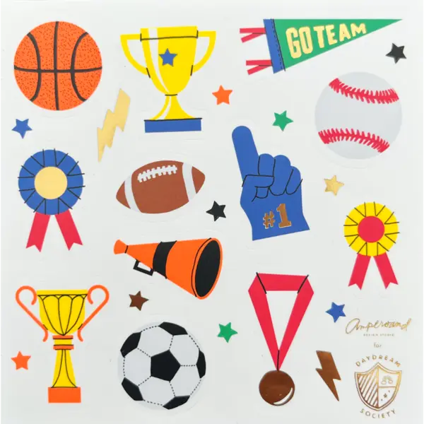 DAYDREAM SOCIETY Good Sport Stickers - Assorted Pre-pack
