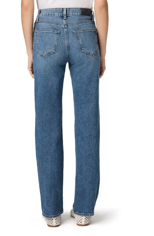 Paige Stevie High-waist Straight Leg Jeans - Keystone