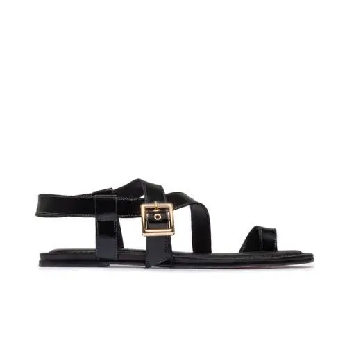 Bernardo Toe Ring Flat Sandals - Black