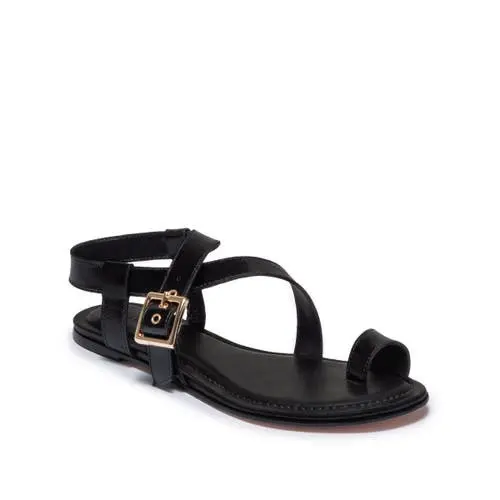 Bernardo Toe Ring Flat Sandals - Black