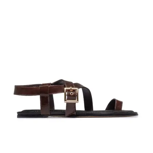 Bernardo Hartshorn Toe Ring Sandal - Dark Chocolate