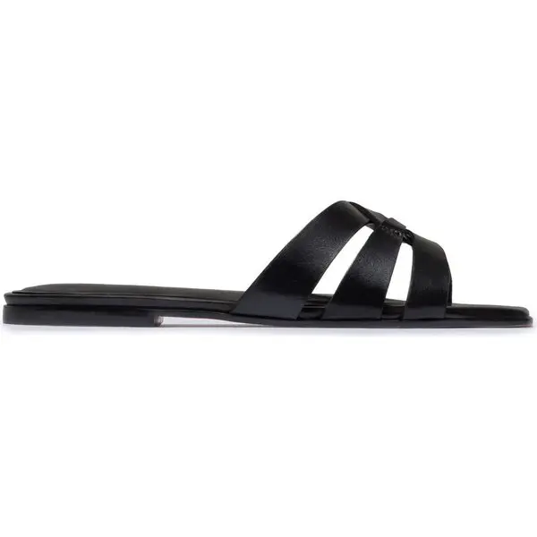 Bernardo Oxford Flat Sandal - Black