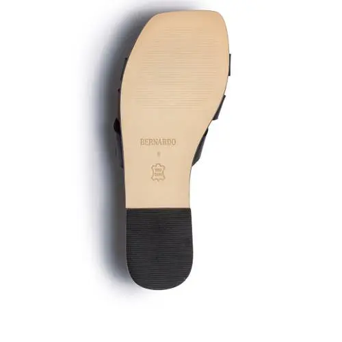Bernardo Oxford Flat Sandal - Black