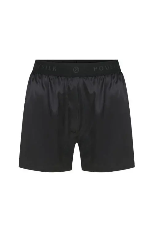 HOUSE OF SILK Silk Boxer - Black