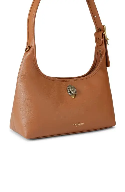Kurt Geiger Leather Shoulder Bag - Open Brown