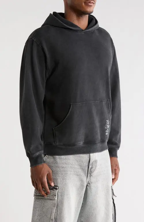 PACSUN Cotton-blend Hoodie With Pocket Embroidery