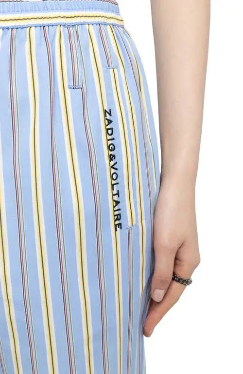 Zadig&Voltaire Pax Pop Multistripe Cotton Pants