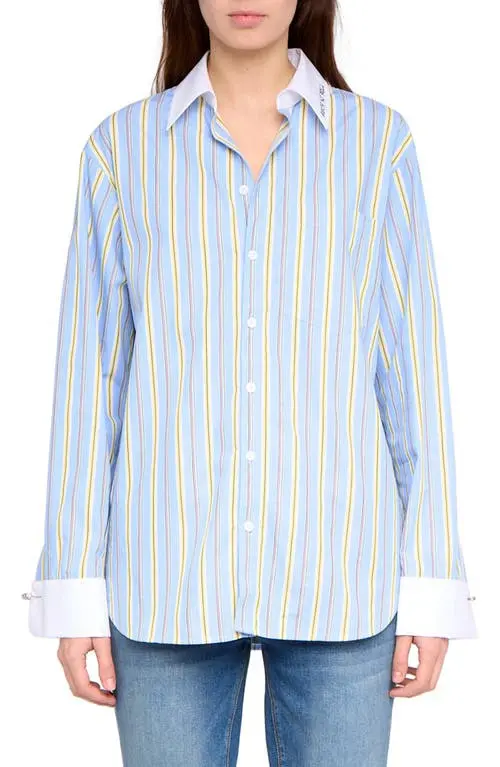 Zadig&Voltaire Cotton Poplin Striped Shirt