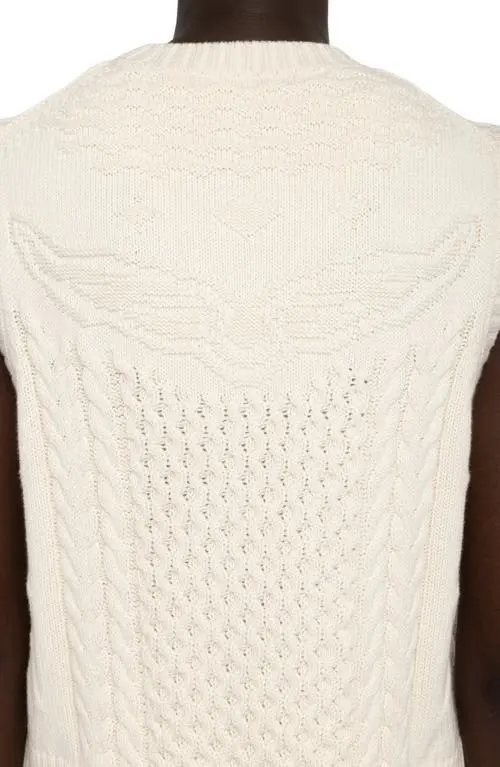Zadig&Voltaire Cable Stitch Vest - Vanille