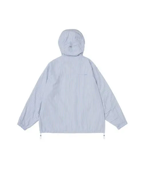 VOWELS Reversible Shell Jacket - Light Blue