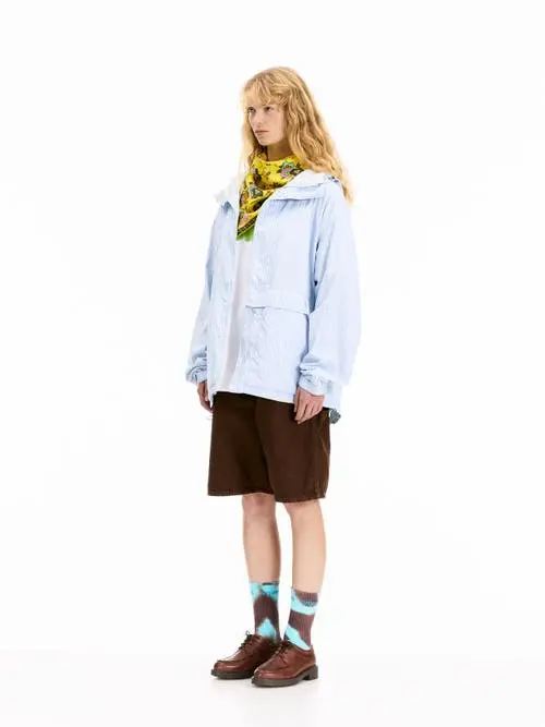 VOWELS Reversible Shell Jacket - Light Blue