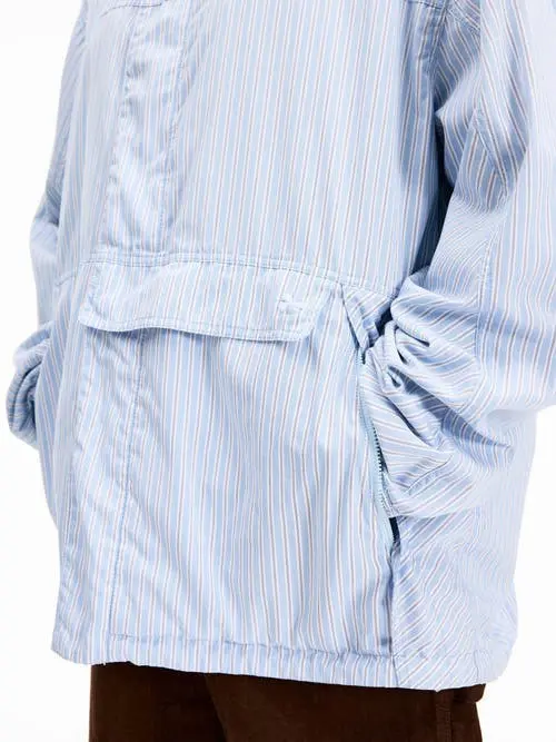 VOWELS Reversible Shell Jacket - Light Blue