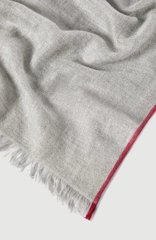 Brunello Cucinelli Scarf With Selvedge - Grey