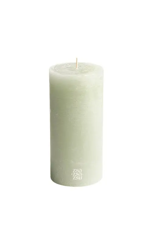 ZSA ZSA ZSU Deurne Pillar Candle 7 - Aqua