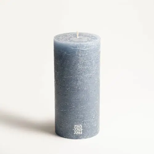 ZSA ZSA ZSU Deurne Pillar Candle 7 - Blue
