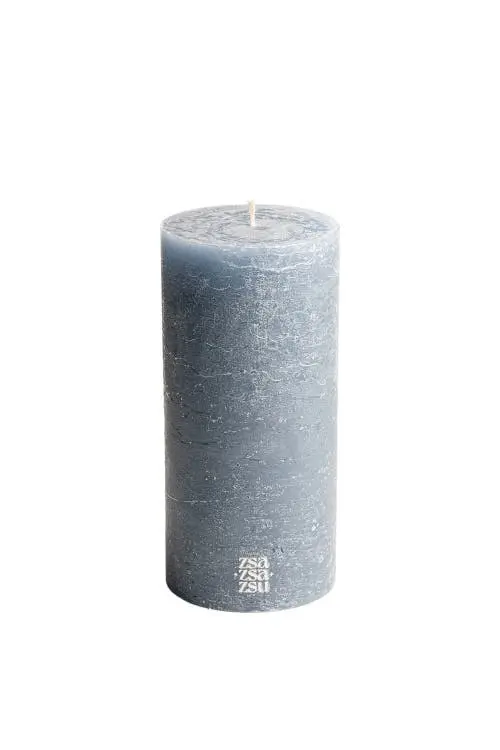 ZSA ZSA ZSU Deurne Pillar Candle 7 - Blue