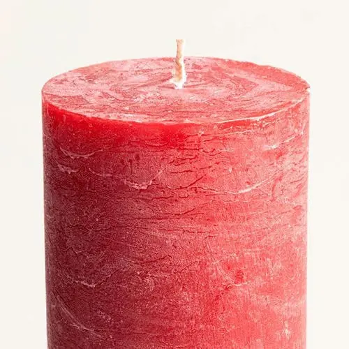 ZSA ZSA ZSU Deurne Pillar Candle 7 - Fuchsia