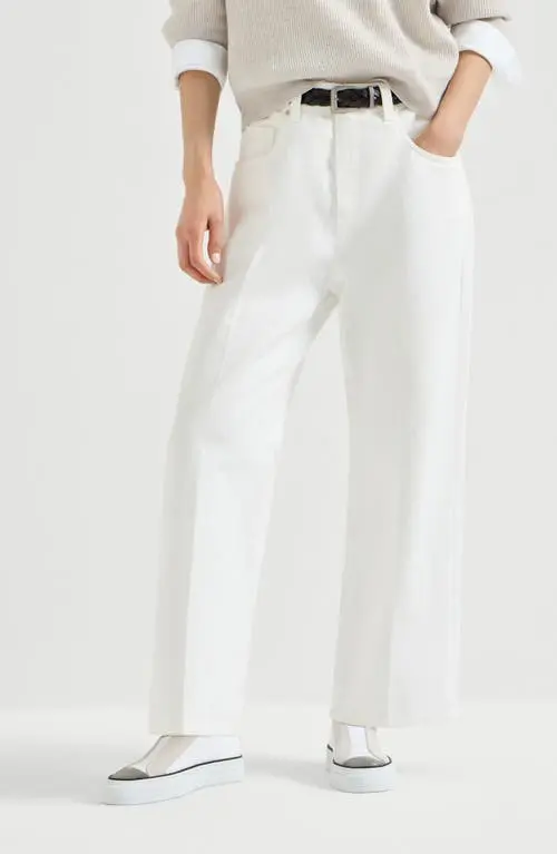 Brunello Cucinelli Contemporary Square Trousers - Ivory