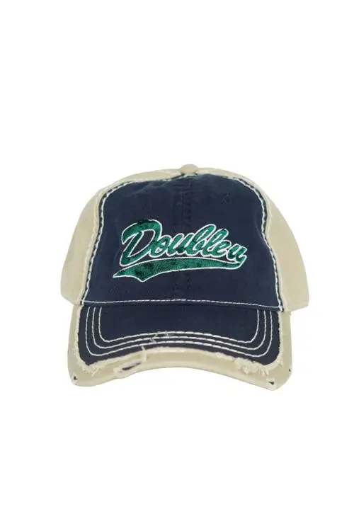 ADW Frayed Doubleu Cap - Ink