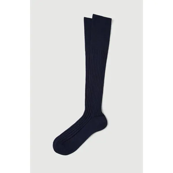 Brunello Cucinelli Knee-high Knit Socks - Blue