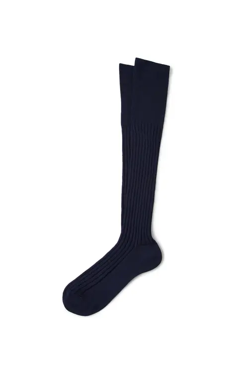 Brunello Cucinelli Knee-high Knit Socks - Blue