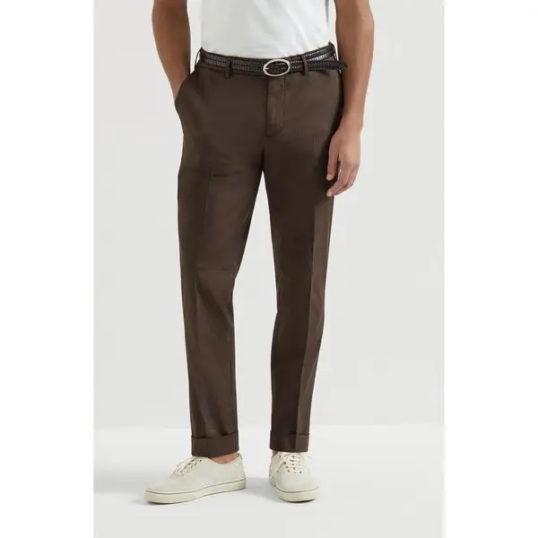 Brunello Cucinelli Italian Fit Trousers - Brown