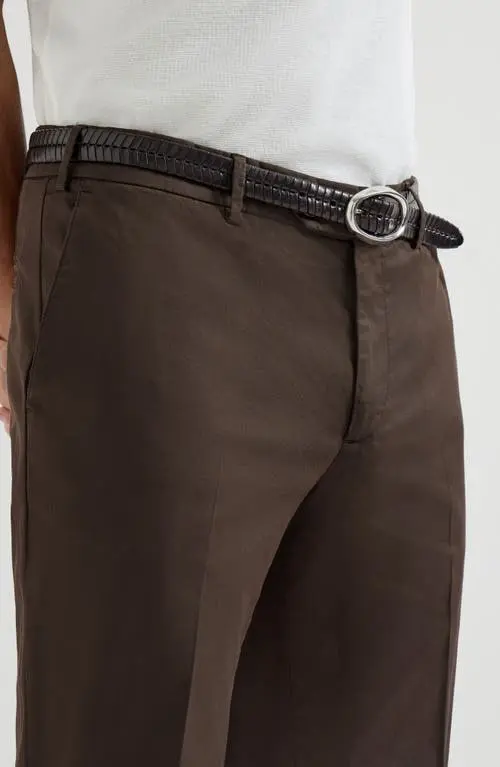 Brunello Cucinelli Italian Fit Trousers - Brown