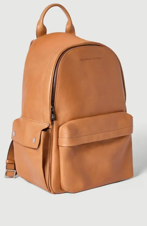 Brunello Cucinelli Cowhide Travel Backpack