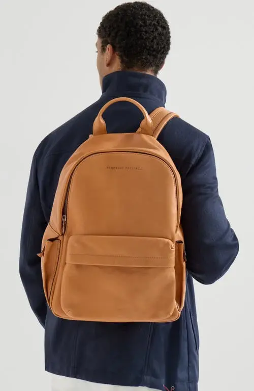 Brunello Cucinelli Cowhide Travel Backpack