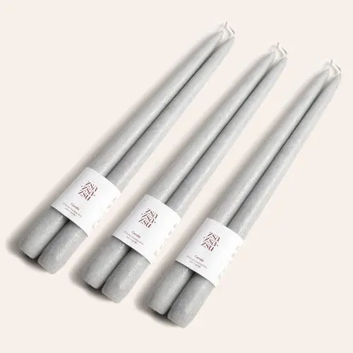 ZSA ZSA ZSU Deurne 6 Pcs Candlestick 12 - Grey