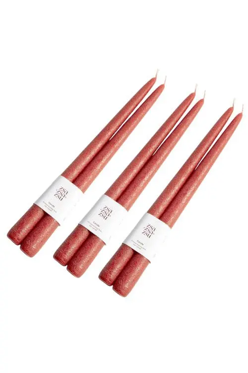 ZSA ZSA ZSU Deurne 6 Pcs Candlestick 12 - Pink