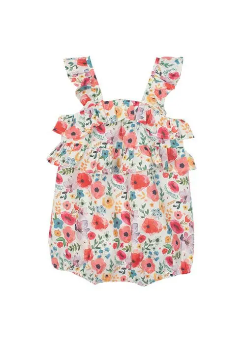 MABEL + HONEY Dancing Petals Baby Romper - Multi