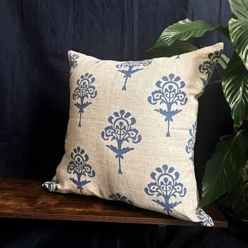 BANYAN & BIRCH Harmony Pure Linen Throw Pillow Cover