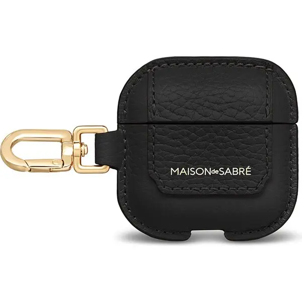 MAISON DE SABRE The Airpods 4 Case Charm - Black Caviar